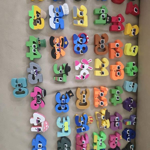 Wonderland Numbers 26-50 Numbers Fan Art - Etsy