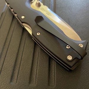 Matte Black Titanium Deep Carry Pocket Clip for Microtech LUDT 135-1 ...