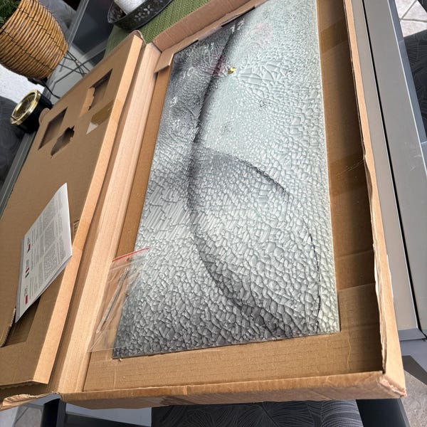 Blue Glass Clock, Blue Printed Clock, Solid Color Modern Wall Clock ...