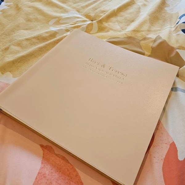 Handmade and Personalised Large Leather Photo Album - Etsy