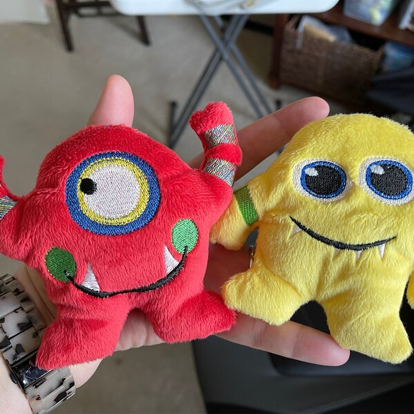 Monster Mash Plush Toys. Machine Embroidery In-the-hoop Toys and ...