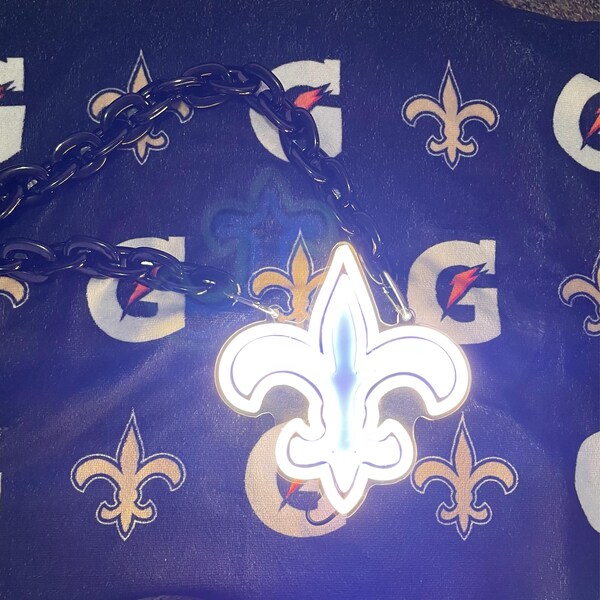 Custom Team/logo/image - Message Us Photo - Sports LED Neon Fan Chain ...