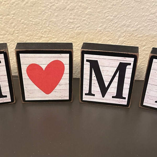 Interchangeable Home Sign, Block Sign, Farmhouse Decor, Rustic Decor ...