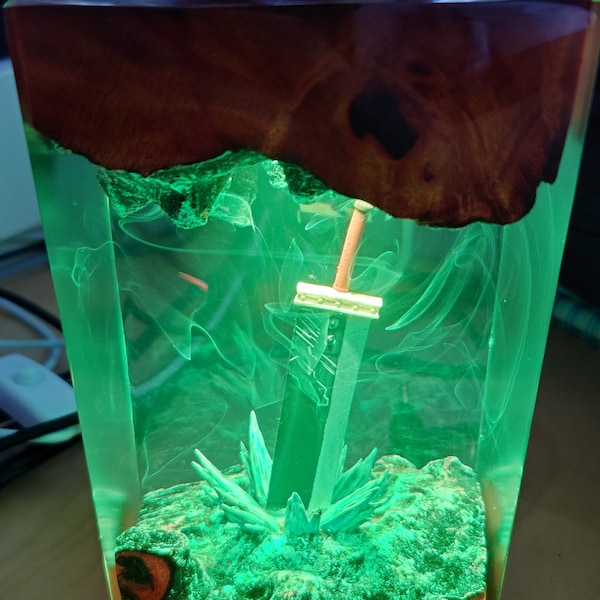 Diorama Resin Epoxy,desk Decor,handcrafted Decor,perfect Gift for Game ...