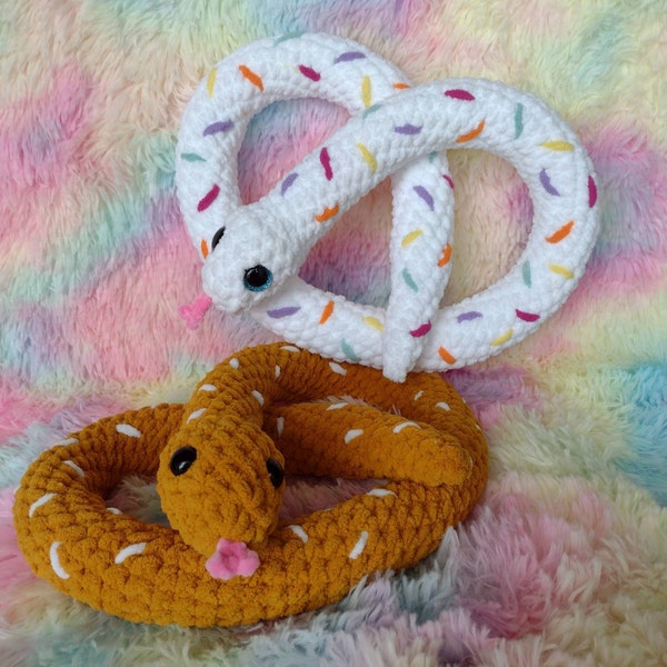 Pretzel Snake Crochet Pattern - Etsy