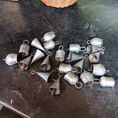 Clever Mix of Beautiful Old World Tin Bells/11 Bells - Etsy