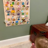 ABC Alphabet Wall Hanging Toddler Educational Mat Preschooler Learning ...