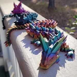 Articulated Crystal Gem Dragon - Etsy