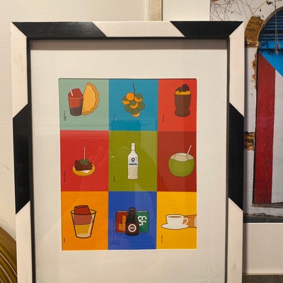 Puerto Rican Foods. Comida Boricua. Puerto Rico Wall Art Print - Etsy