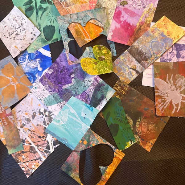 Hand Painted Magnets-abstract & Funky Art Magnet-randomly Selected ...