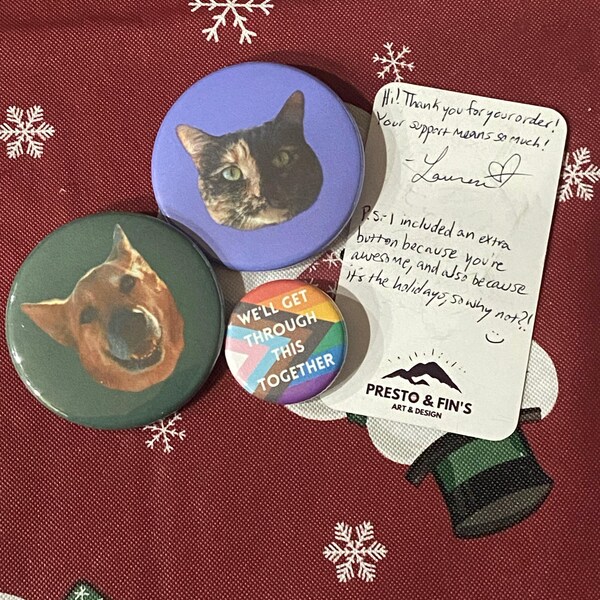 Proud Parent, Proud Mom, Proud Dad Buttons, LGBTQ+ Rainbow 1.25 in and ...