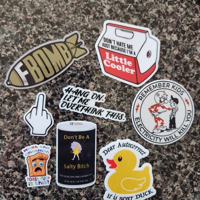 Funny Adult Waterproof Sticker Gifts Funny Adult Animal Stickers Funny ...