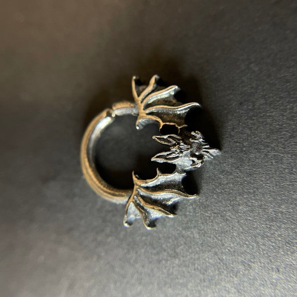 Bat Septum Ring, Goth Clicker, Septum Ring 16g, Septum Ring 14g ...