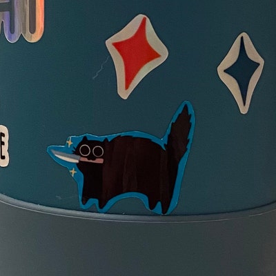 4 Cat Ghosts Stickers / Sticker Pack / Hydroflask / Cat Sticker ...
