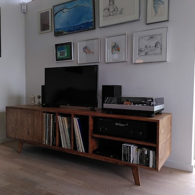 Record Player Stand Vinyl Record Storage Sideboard Vinyl - Etsy