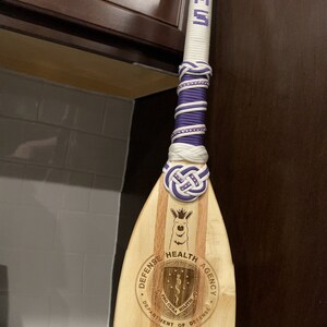 Military Ceremonial Paddle With Paracord Wrapping Specialized ...