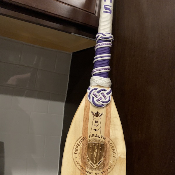 Military Ceremonial Paddle With Paracord Wrapping Specialized ...