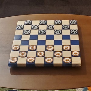 Create Your Own Checkers Set Any Design and Color, Custom 3D Printed ...