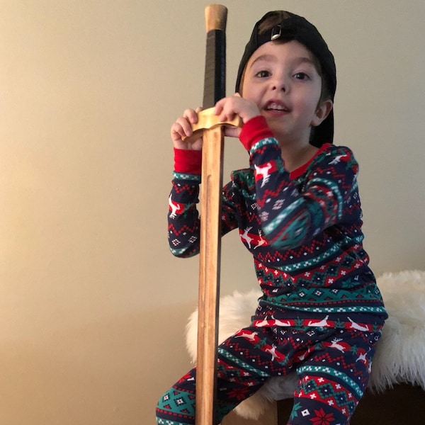 Large Wooden Sword Sword Wooden Sword Toy Wood Sword Wooden Imaginative ...