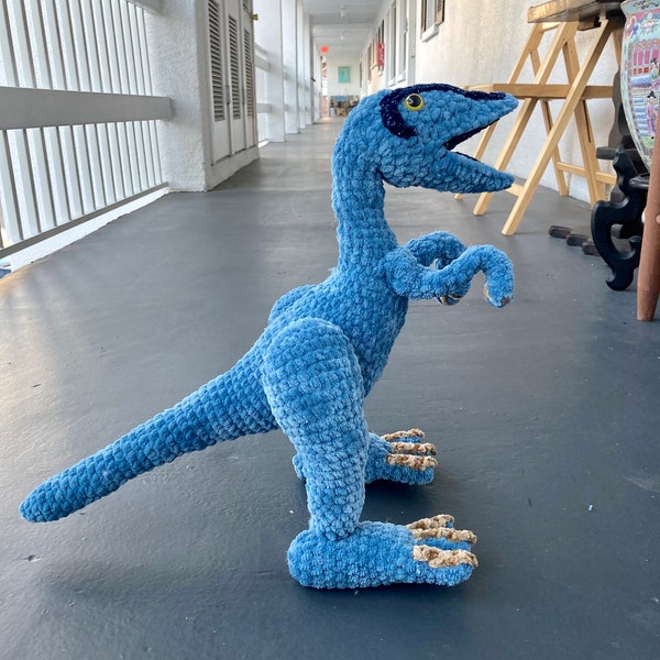 Velociraptor Pattern by Crafty Intentions DIGITAL PDF Downloadable - Etsy