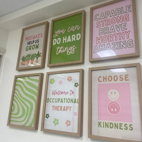 Soft Boho Speech Therapy Classroom and Office Decor, SLP Classroom and ...
