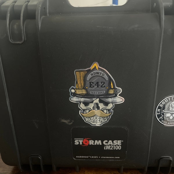 Custom Name/number Bomberos Firefighter Sticker (20 Stickers) - Etsy