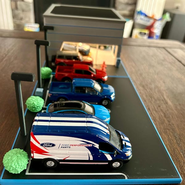 1/64 Model Cars Diorama Model Diecast - Car Wash Station! - 3D Printed ...