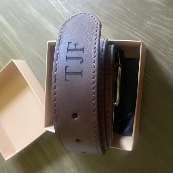 Personalized Handmade Belt for Dad, Christmas Gift for Him, Gift for ...