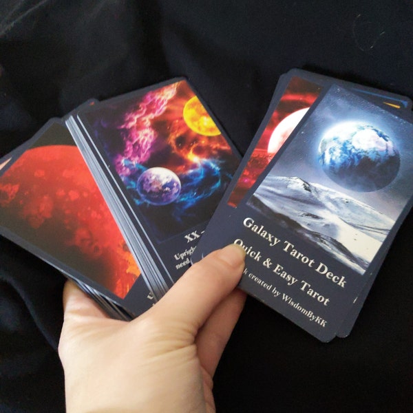Space Galaxy Tarot Deck. Cosmos Tarot - Etsy