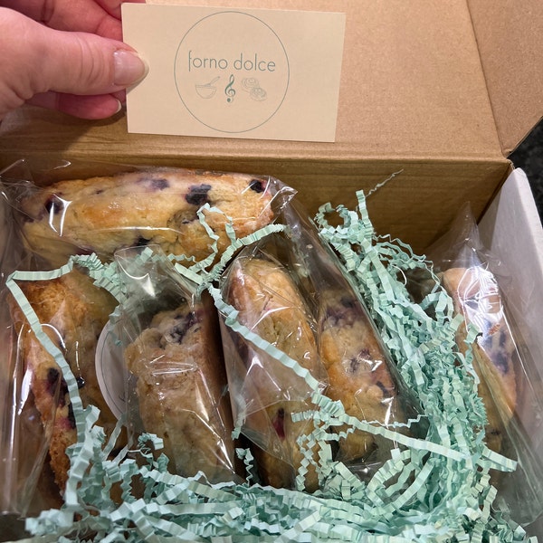 Lemon Blueberry Scones - Homemade Baked Goods - Freshly Baked Delight ...