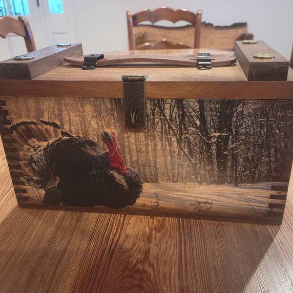 Winter Turkey Shooter's Box - Etsy