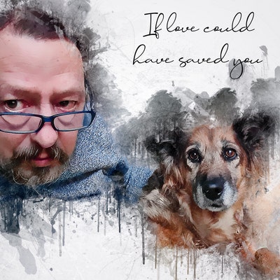 Dog Memorial, in Loving Memory, Dog Sympathy Gift, Puppy Tribute, Pet ...