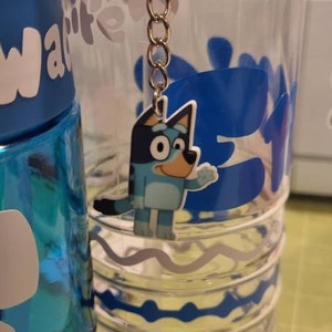 Bluey Inspired Keychain Bluey Resin Planner Keyring. Bluey Bingo Honey ...