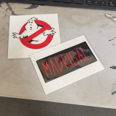 Ghostbusters Cartoon Logo Patch Embroidered Iron on Patch RGB Flight ...