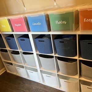 DIY Home Documents Bin Kit Home Files, File Organization, Paper ...