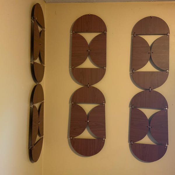 Room Divider Brown 1set of 24pcs Hanging Divider - Etsy