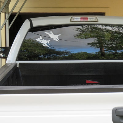 F-4 Phantom II angle 2 F4E Decal, F-4 Vinyl Decal, F-4 Sticker, Phantom ...