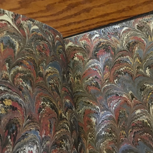 30 Different Sheets of Hand Marbled Paper 13.5x48cm 5.3x19in for ...