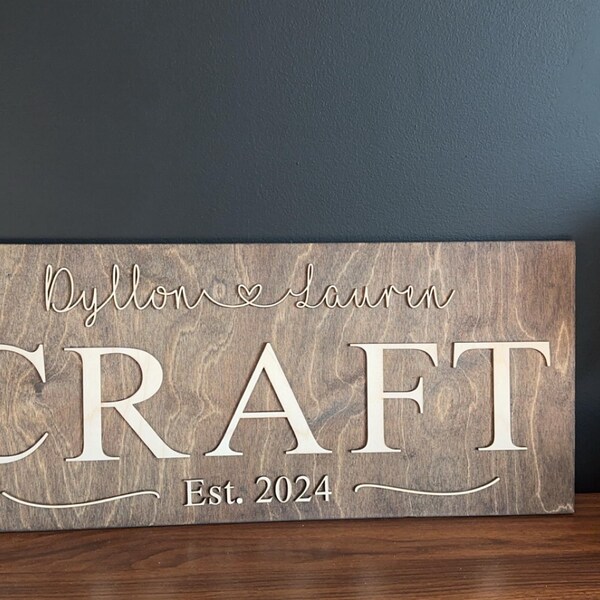 Stain or Paint Lettering Add-on for Jayohandco Wood Signs (attachment ...