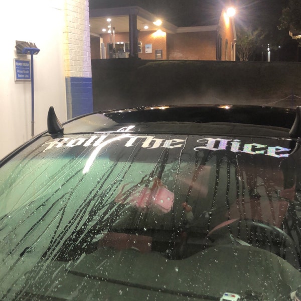 Custom Truck Windshield Banner Decal | Text Only, No Background | Truck ...