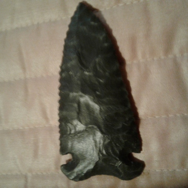 Authentic Indian Scraper Chisel Arrowhead Paleo Artifact - 1 3/4" X 4 1 ...