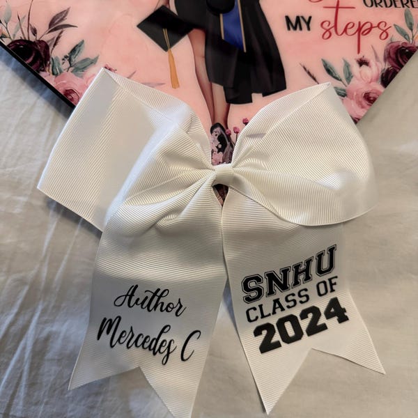 Custom alphabet Border Graduation Cap Topper, Teacher Graduation Cap ...