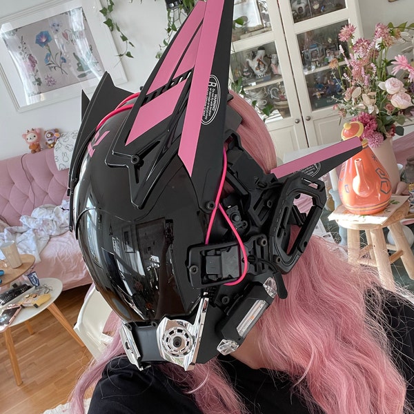 Bluetooth Cyberpunk Mask - Futuristic Mask -cyberpunk Helmet-tech Mask ...