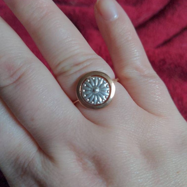 Vintage Soviet Ring, Antique Sterling Silver Ring, Soviet Sterling ...