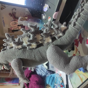 Crochet Giant Godzilla _ Godzilla Monsterverse _ PDF English Crochet Pattern of Godzilla - Etsy