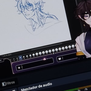 Interface-01 Animated Stream Overlay Pack Overlays Scenes Vtuber/just ...