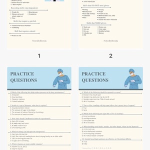 Certified Nursing Assistant - Cheat Sheet for State Exam - Etsy