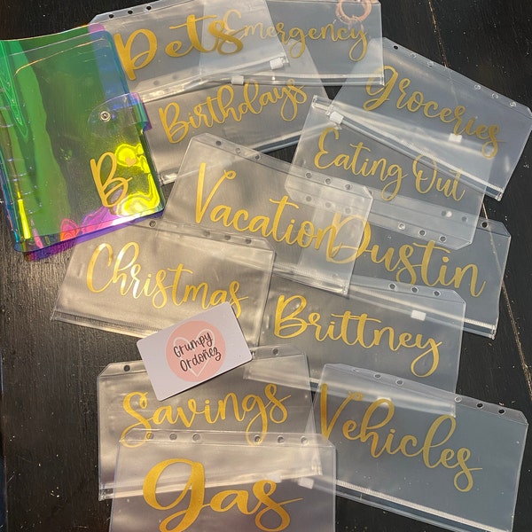 Money Envelope System Stickers/vinyl Decals/budget Stickers/budget ...