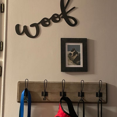 Woof Word Cut Out, Laser Cut, Wood Words, Wood Cut Word, Wall Wood ...