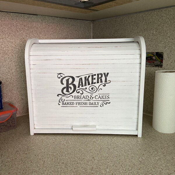 STENCIL 'bakery', Rustic Sign, Cafe, Bread, Cakes, Kitchen, Furniture ...